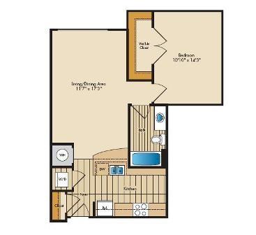 Floor Plans of MetroPointe in Wheaton, MD