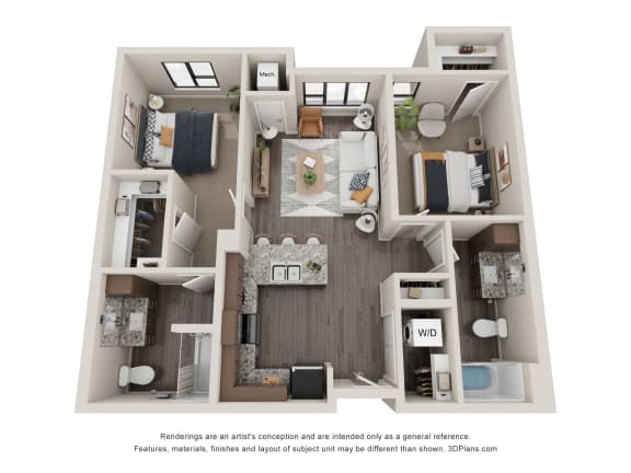 Floor Plans of Decatur Landing in Brooklyn Park, MN