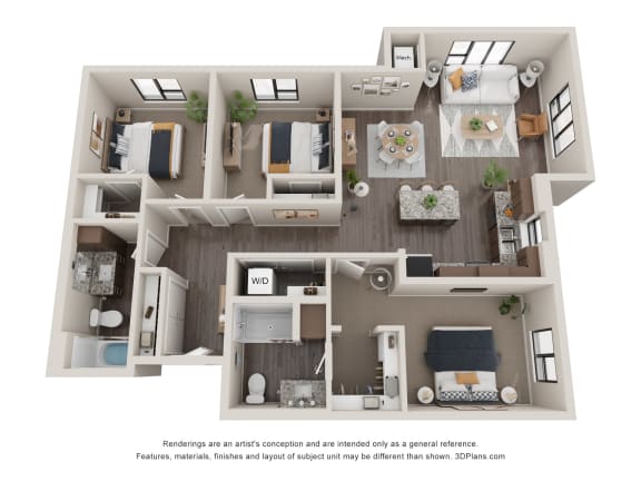 Floor Plans of Decatur Landing in Brooklyn Park, MN