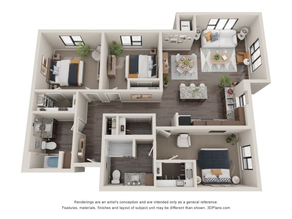 Floor Plans of Decatur Landing in Brooklyn Park, MN