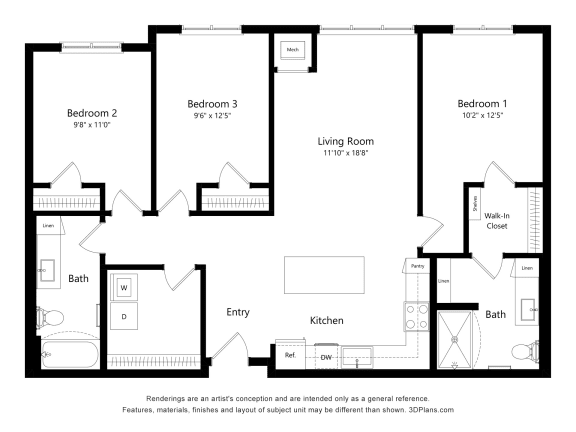 Floor Plans of The Landing at Amber Fields in Rosemount, MN