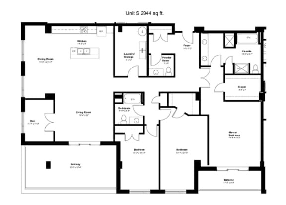 Floor Plans of Three Sisters by Lafford Properties in Moncton, NB