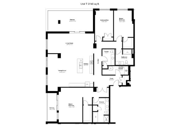 Floor Plans of Three Sisters by Lafford Properties in Moncton, NB