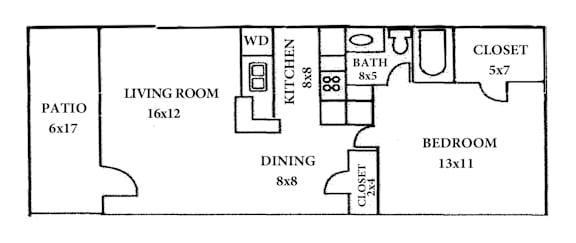 Floor Plans of The Nathaniel Apartments in Houston, TX