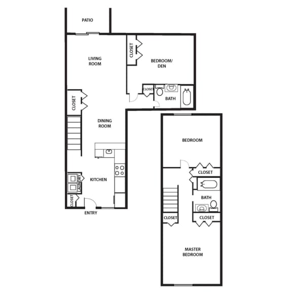 Floor Plans of Chatwell Club in Davison, MI