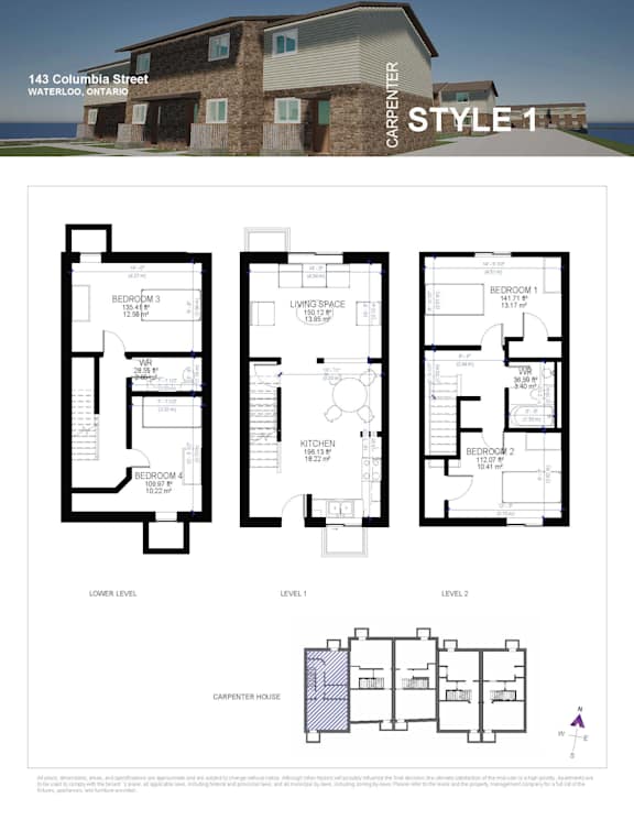 Floor Plans of 143 Columbia in Waterloo, ON