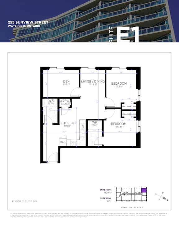 Floor Plans of 255 Sunview St in Waterloo, ON