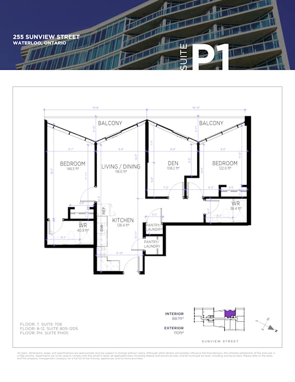 Floor Plans of 255 Sunview St in Waterloo, ON