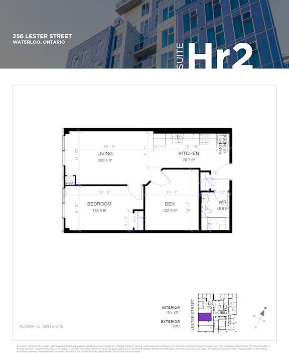 Floor Plans of THE LINQ in Waterloo, ON