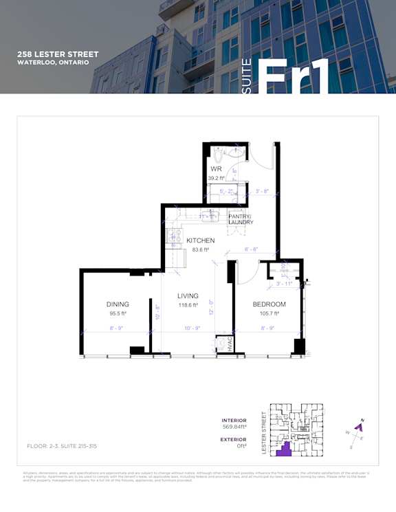 Floor Plans of THE LINQ in Waterloo, ON