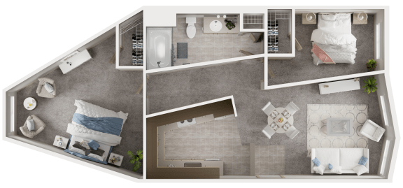 Floor Plans of Mill Pointe in Everett, WA