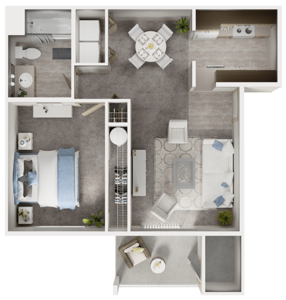 Floor Plans of Mill Pointe in Everett, WA