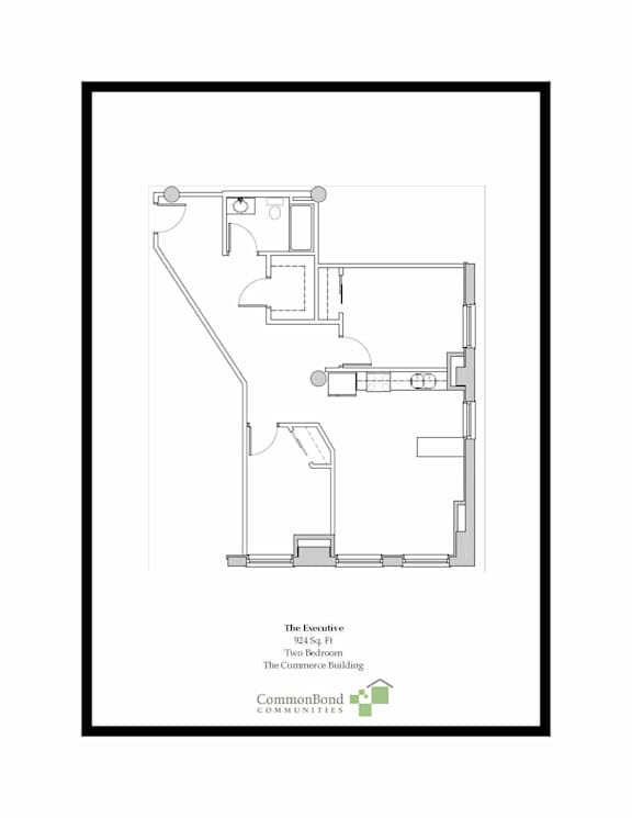 Floor Plans of Commerce Building Apartments in St. Paul, MN