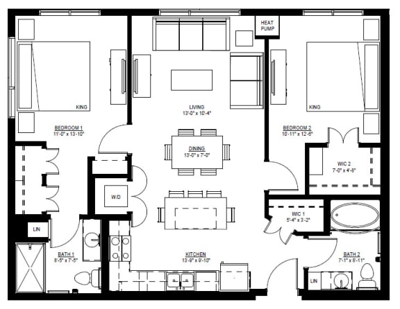 Studio, 1, 2 & 3 Bedroom Apartments in Minneapolis | 1500 Nicollet