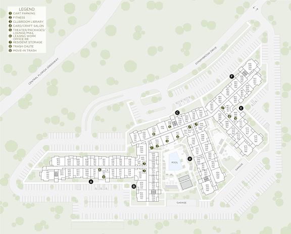 Sandpiper Glen 62+ Apartments | Property Map