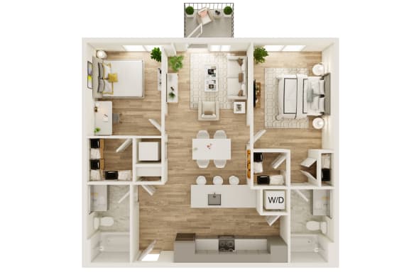 Floor Plans of The Current in Richmond, VA