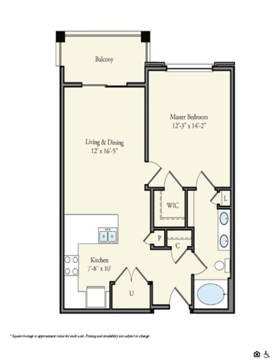 Floor Plans of The Watermark at Talbot Park in Norfolk, VA