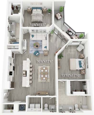Mount Pleasant, SC Apartments | Legacy Patriots Point | Floor Plans