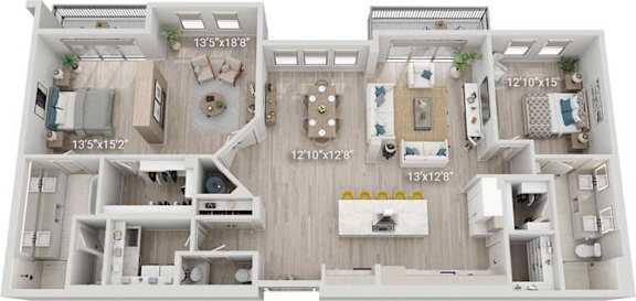 Mount Pleasant, SC Apartments | Legacy Patriots Point | Floor Plans