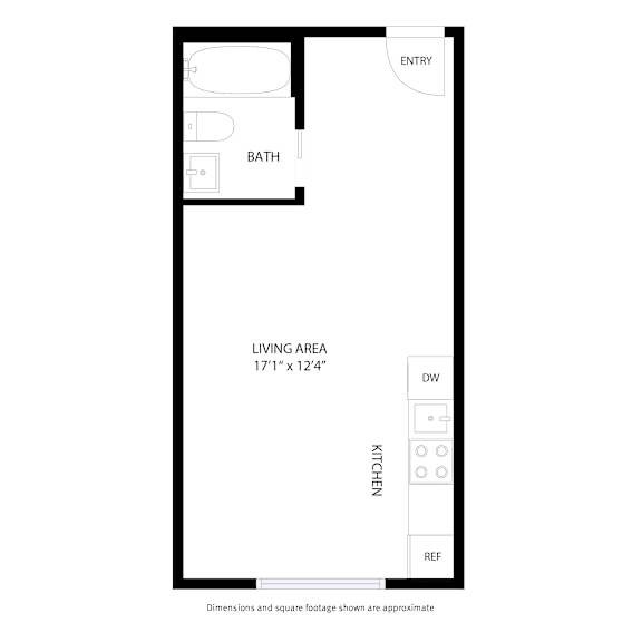 studio apartment minimum size