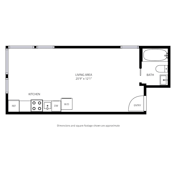 studio apartment minimum size