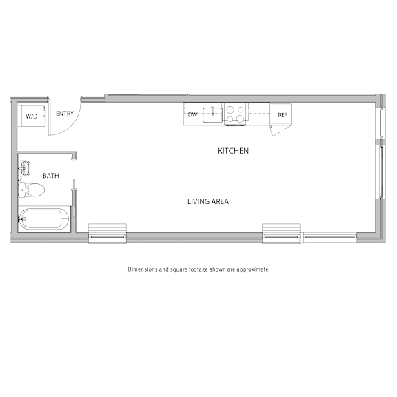 studio apartment minimum size