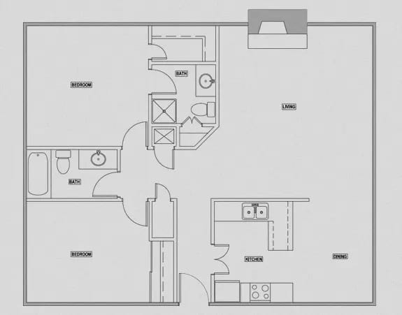 Floor Plans of Wau Lin Cree in Kansas City, MO