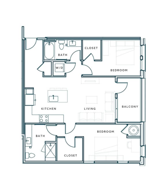 Floor Plans of The Lincoln in Lone Tree, CO