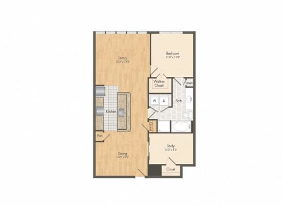 Floor Plans of Muse at Museum District in Houston, TX