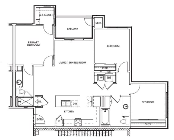 Floor Plans of Legado Apartments in Prescott Valley, AZ