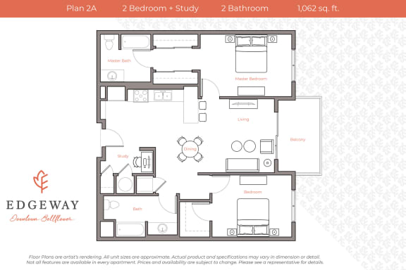 Floor Plans of Edgeway in Bellflower, CA