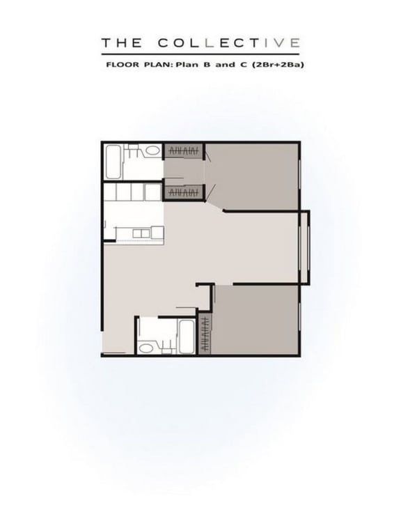Floor Plans of The Collective in Los Angeles, CA