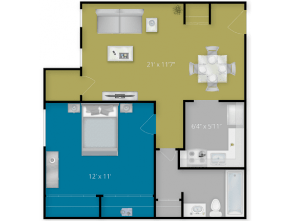 Floor Plans of Brent Place in Alexandria, VA
