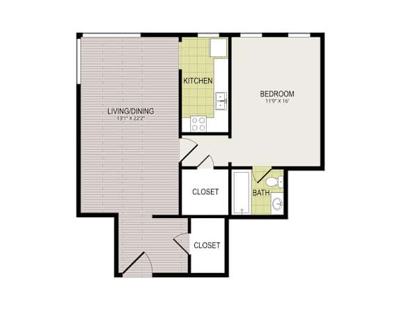 Floor Plans of Broadview Apartments in Baltimore, MD