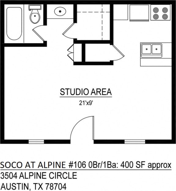 Floor Plans of Soco at Alpine in Austin, TX