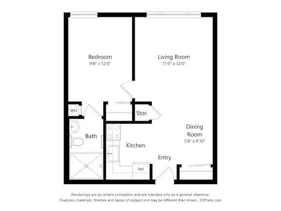 Floor Plans of Grace Place in Mercer Island, WA