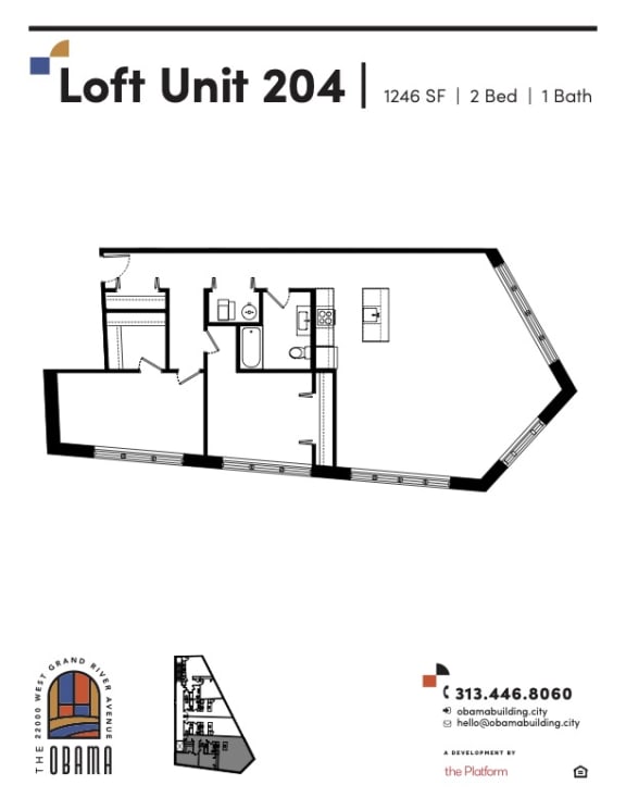 Floor Plans of Obama Building in Detroit, MI