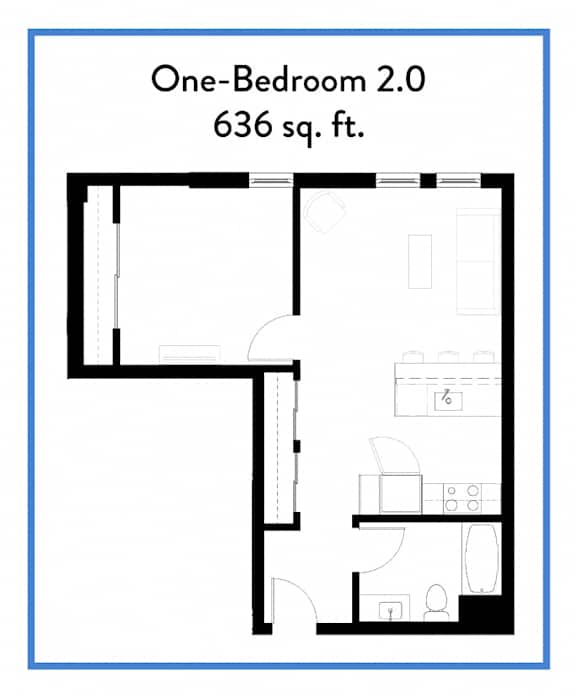 Floor Plans of The Vera in Portland, OR