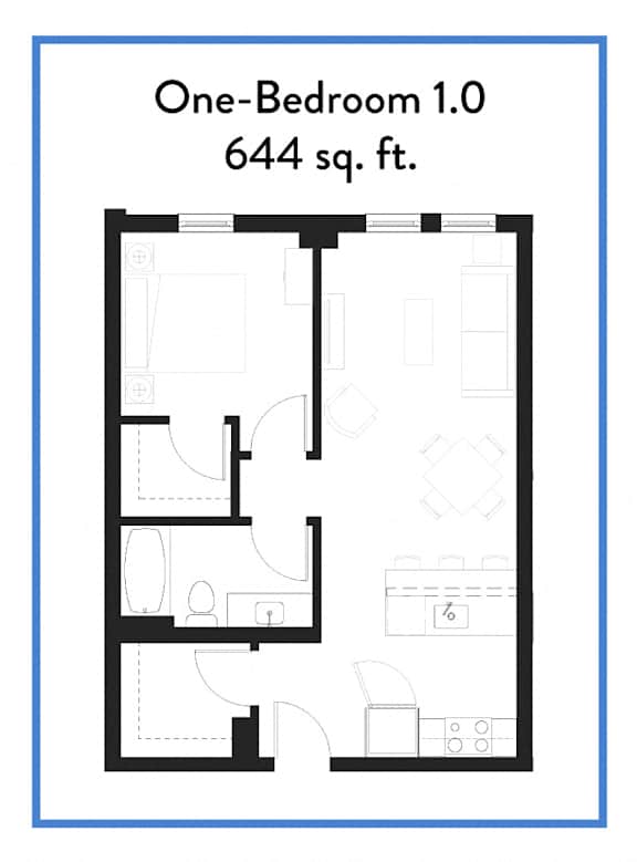 Floor Plans of The Vera in Portland, OR