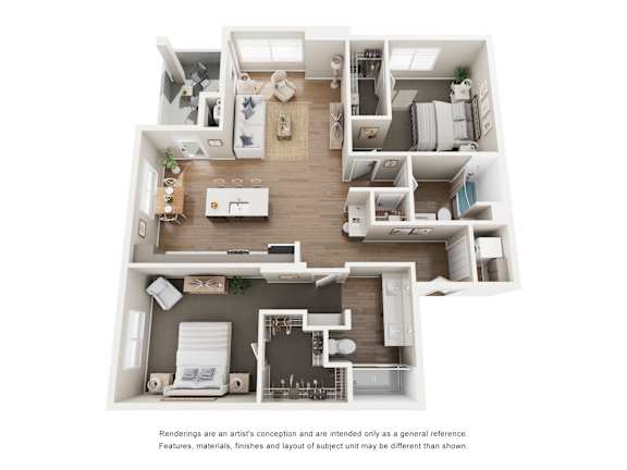 Floor Plans of Core Apartment Homes in Las Vegas, NV