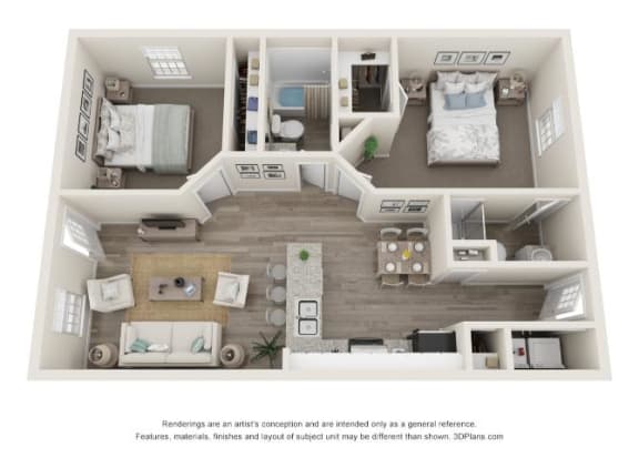 Floor Plans of Hawk Ridge in Winston-Salem, NC