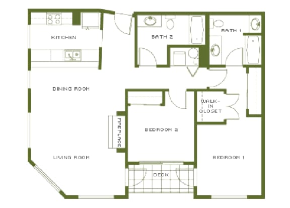 Floor Plans of The Sedges in Seattle, WA