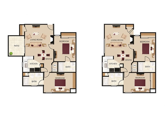 1 & 2-BR Apartments in Walnut Creek, CA | Floor Plans