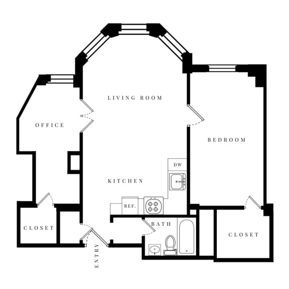 Studio, 1,2,3 BR, Apts for rent in Brookline | Pelham Hall