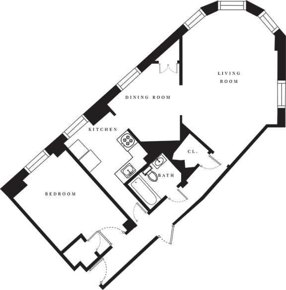 Studio, 1,2,3 BR, Apts for rent in Brookline | Pelham Hall