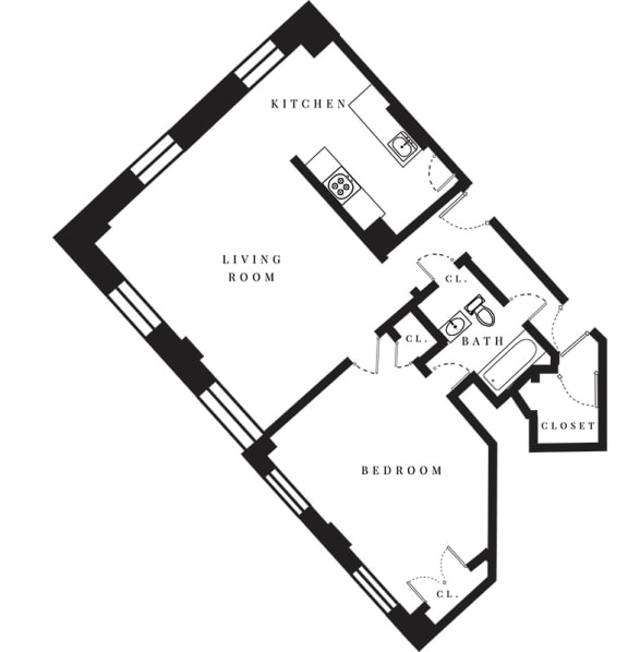 Studio, 1,2,3 BR, Apts for rent in Brookline | Pelham Hall
