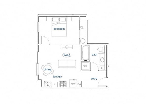 Floor Plans of Collage in Seattle, WA