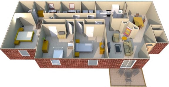 Floor Plans of Halcyon Park in Montgomery, AL