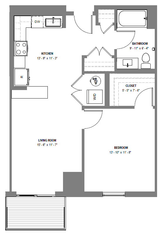 Floor Plans of Apex 400 Apartments in Glen Ellyn, IL