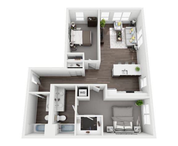 Floor Plans of Edition Apartments in Bothell, WA